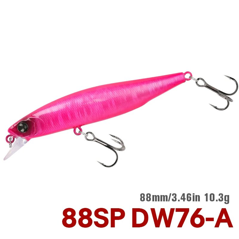 Приманка для рыбалки Tsurinoya DW76-A 88SP, Розовый