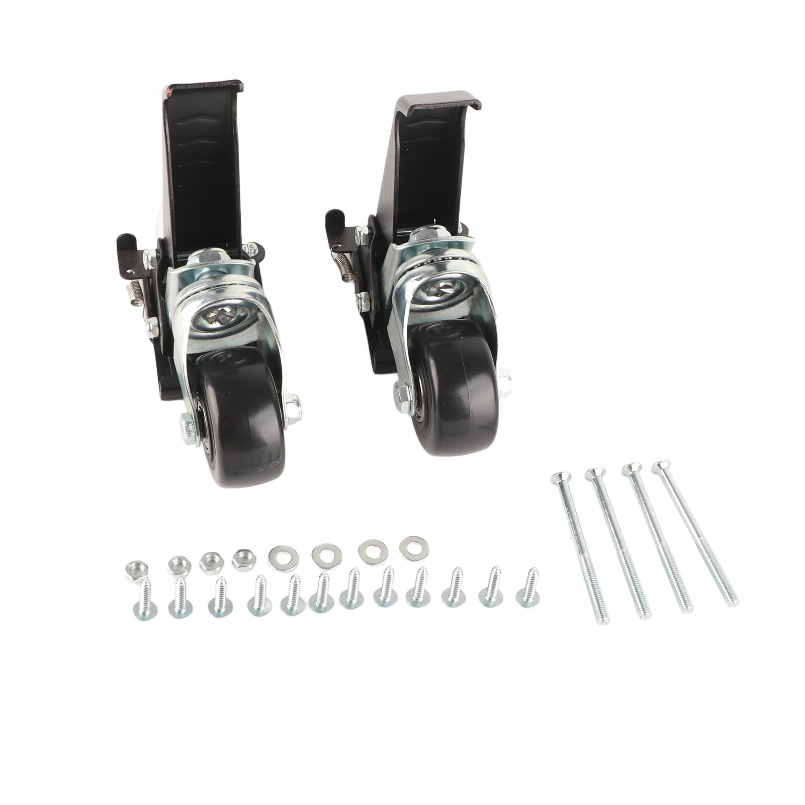 Набор роликов для верстака с ретрактором, набор роликов с возможностью фиксации, подходит для верстаков, столов, стоек и легкой техники