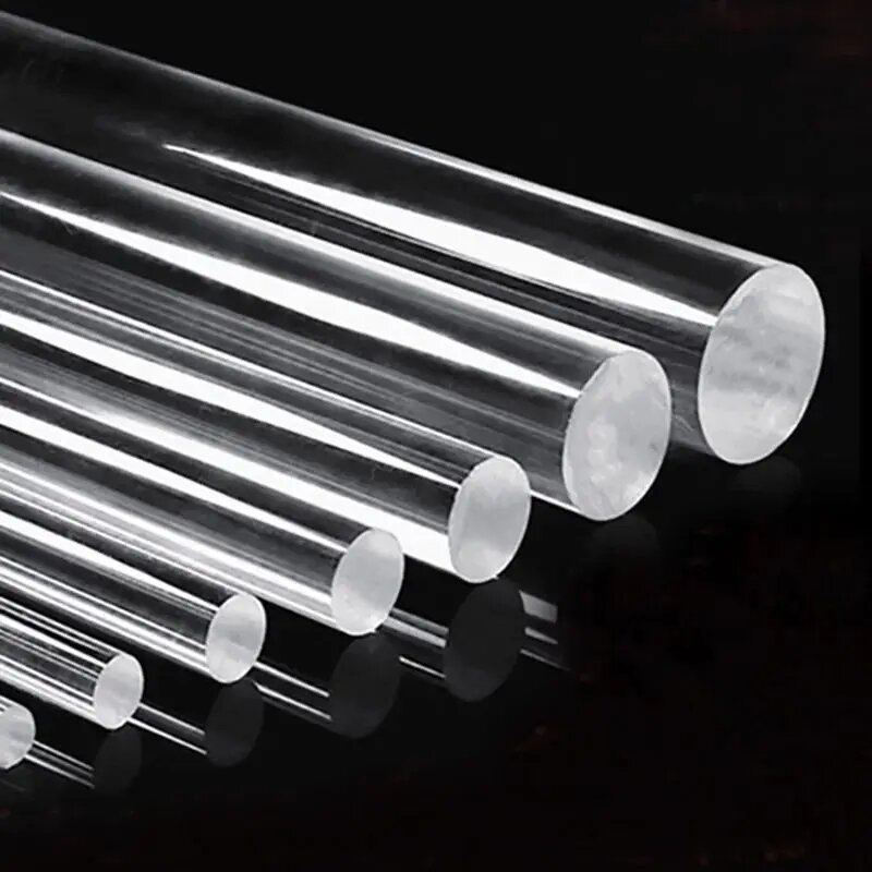 Акриловый стержень 2mm, 100mm, 10шт, прозрачный