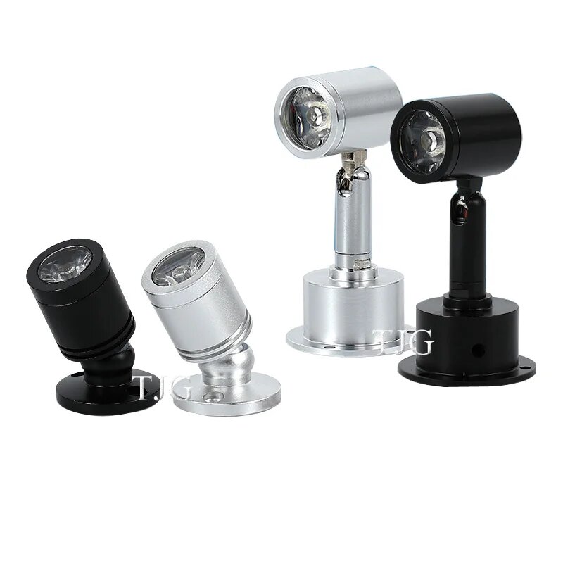 Светодиодный прожектор TTaiJiGuan 3 Вт Warm white 3000K, Type A Silver, 3W DC12V