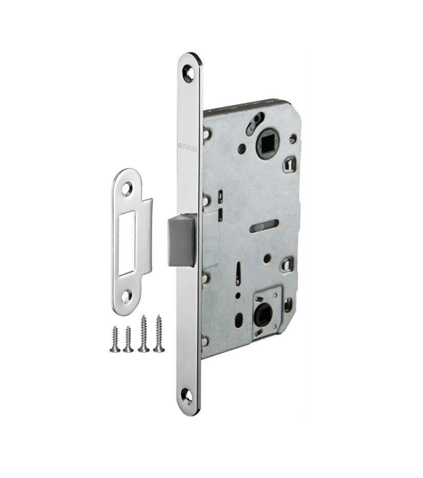 Защелка врезная PLASTIC P96WC-50 CP хром