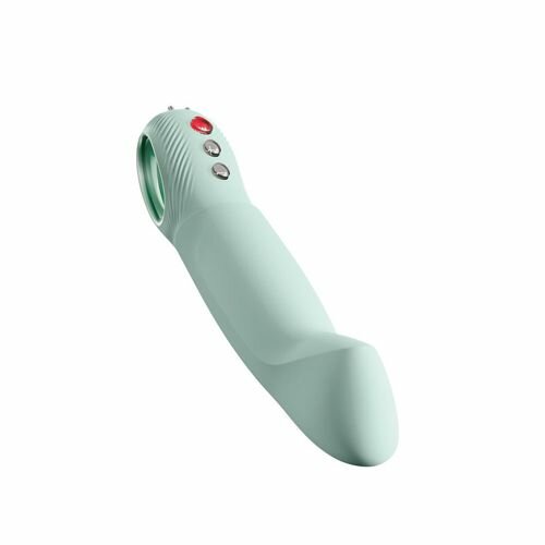 Вибратор, цвет: бирюзовый, 19 см