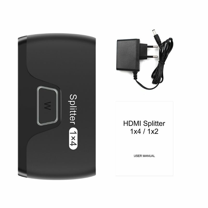 HDMI-совместимый переключатель 1 на 4 выхода, 4K, 30 Гц, поддержка HDCP1080P для HDTV/5 игровых консолей ПК