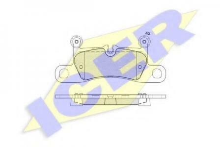 181987 (24721) PORSCHE CAYENNE 10- R Icer 181987