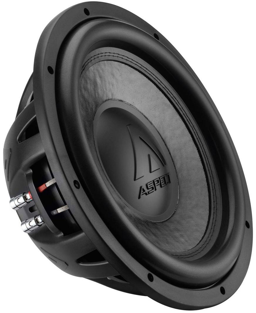 Сабвуфер автомобильный Aspect GLW-12d2 FLAT, Graphite Line, 12" (30 см), RMS 500 Вт, VC 2,4"
