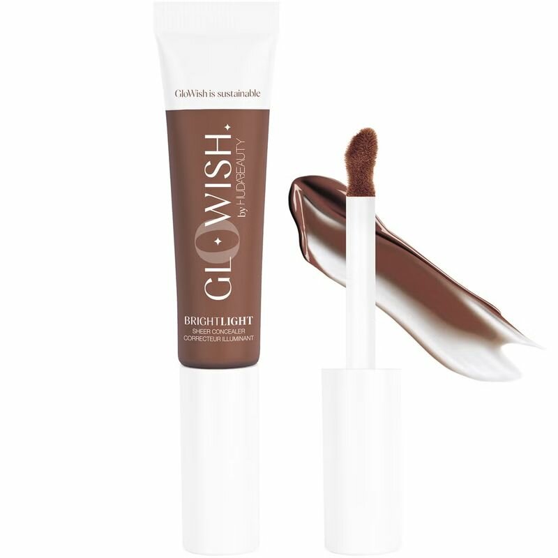 Huda Beauty Консилер для лица GloWish Bright Light Sheer Concealer, 10,5 мл, 13 Extra Rich