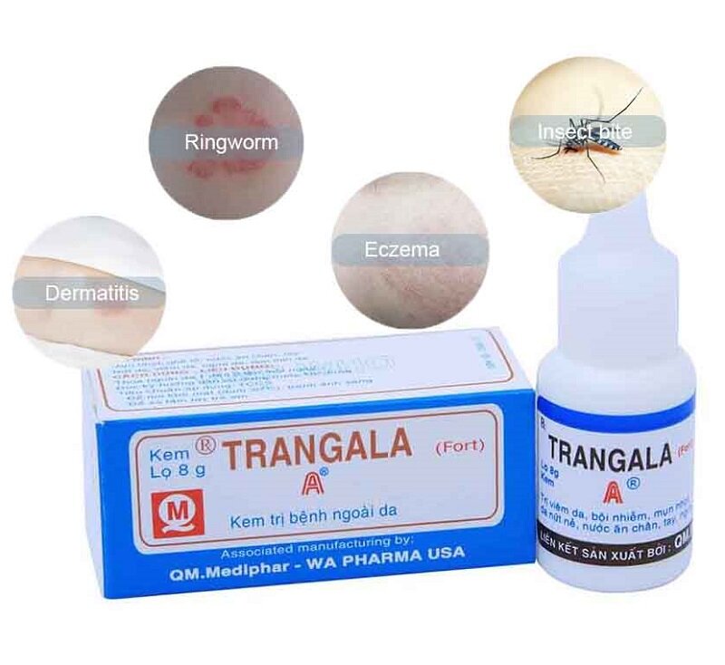 Trangala QM мазь с жиром питона при заболеваниях кожи, устраняет воспаление, зуд и шелушение, 8 гр