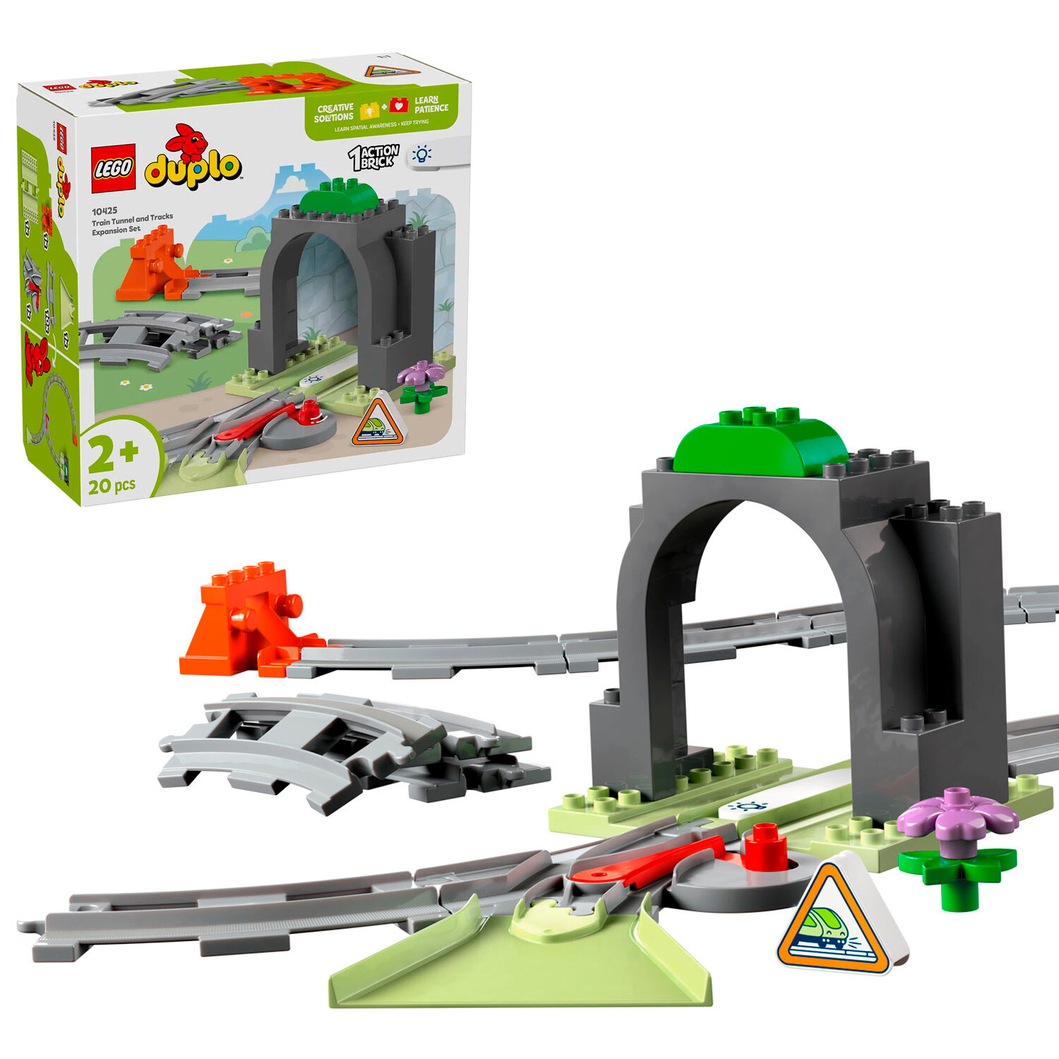 Конструктор LEGO Duplo Железнодорожный Туннель и Рельсы