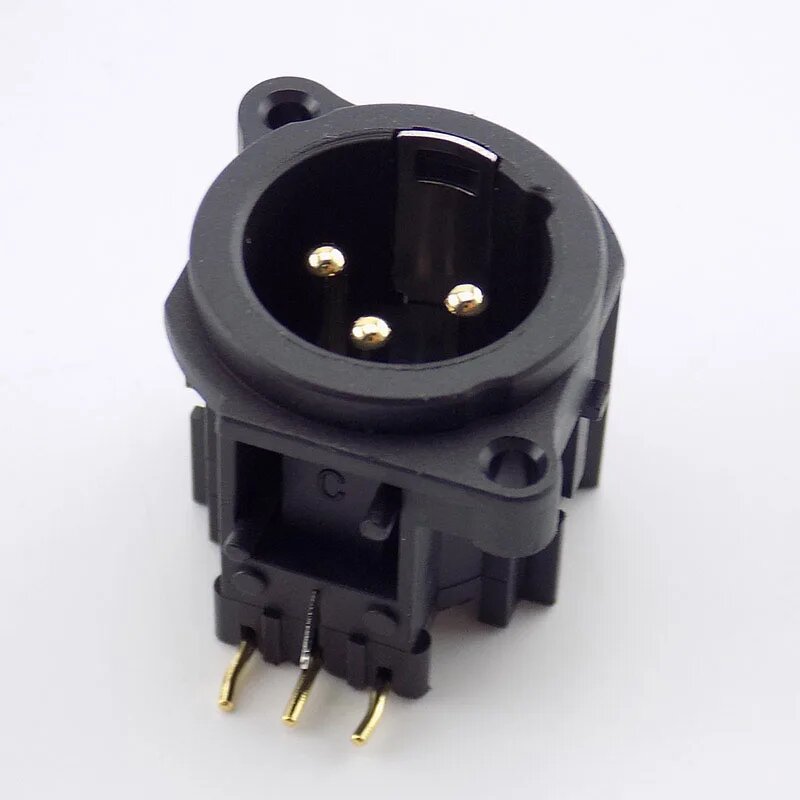 Металлическая розетка XLR K22680 черная