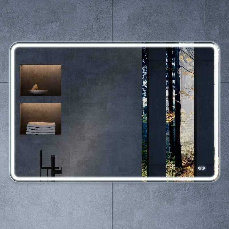 Зеркало Vincea VLM-3VC120-2 120х80 с подсветкой и антизапотевателем