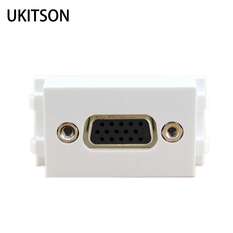 Розетка VGA с гнездом для ПК, 1 шт, 15 контактов