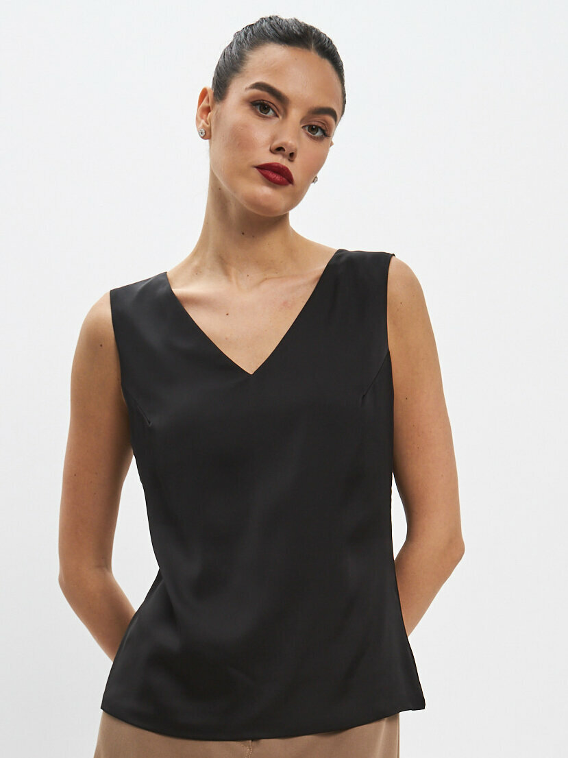 Топ шелковый двойной Mona