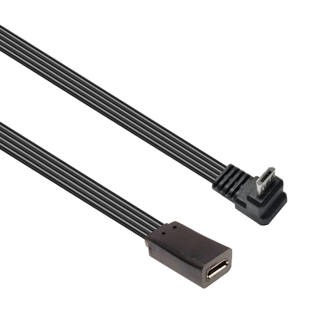 Гибкая плоская линия передачи данных Microed USB для зарядки под углом от 10 см до 100 см