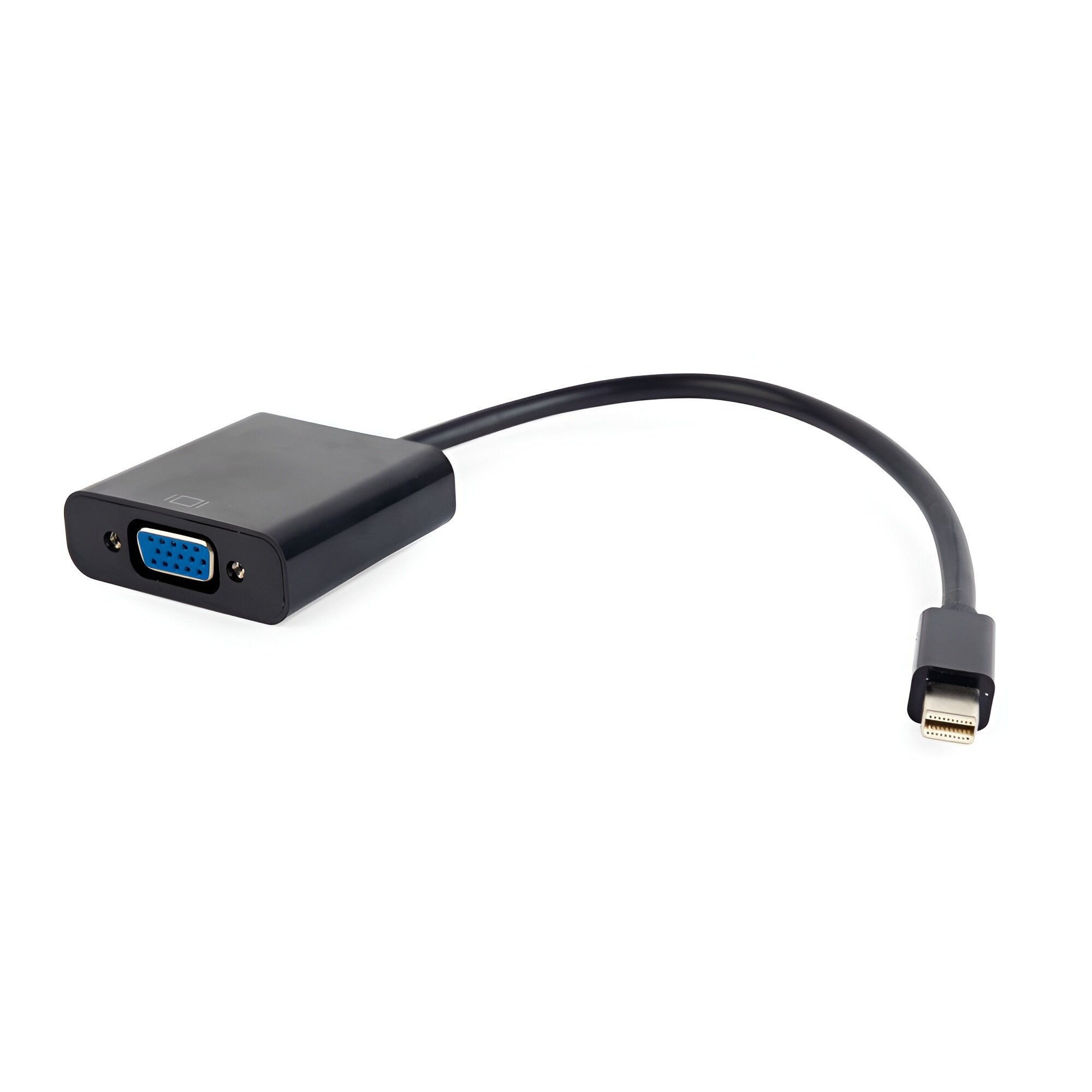 Конвертер miniDisplayPort - VGA Cablexpert цвет черный 20M/15F кабель длина 0.15м