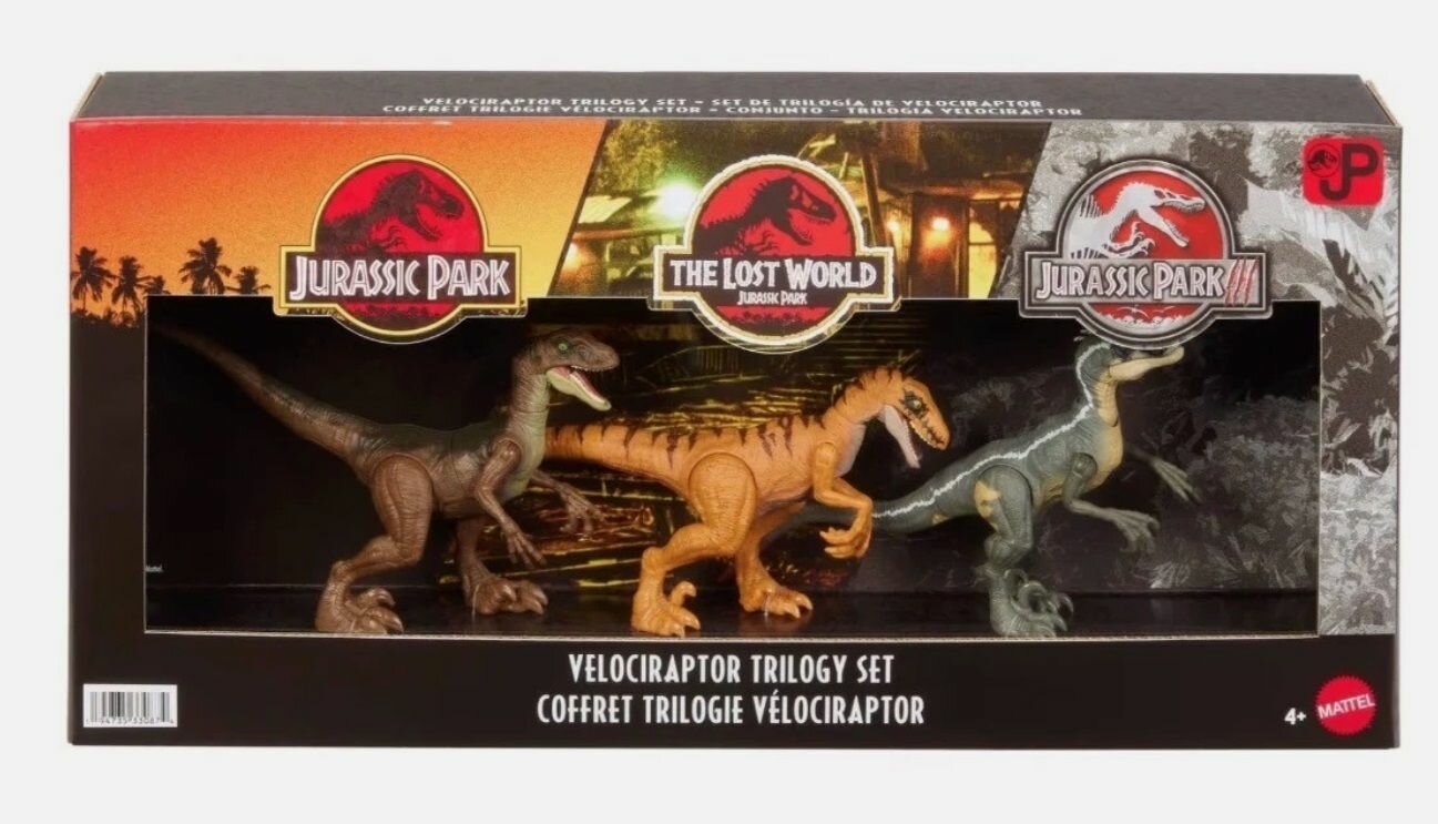 Набор Велоцираптор Трилогия Парк Юрского периода Jurassic World 2025 специальный выпуск c кодом от игры