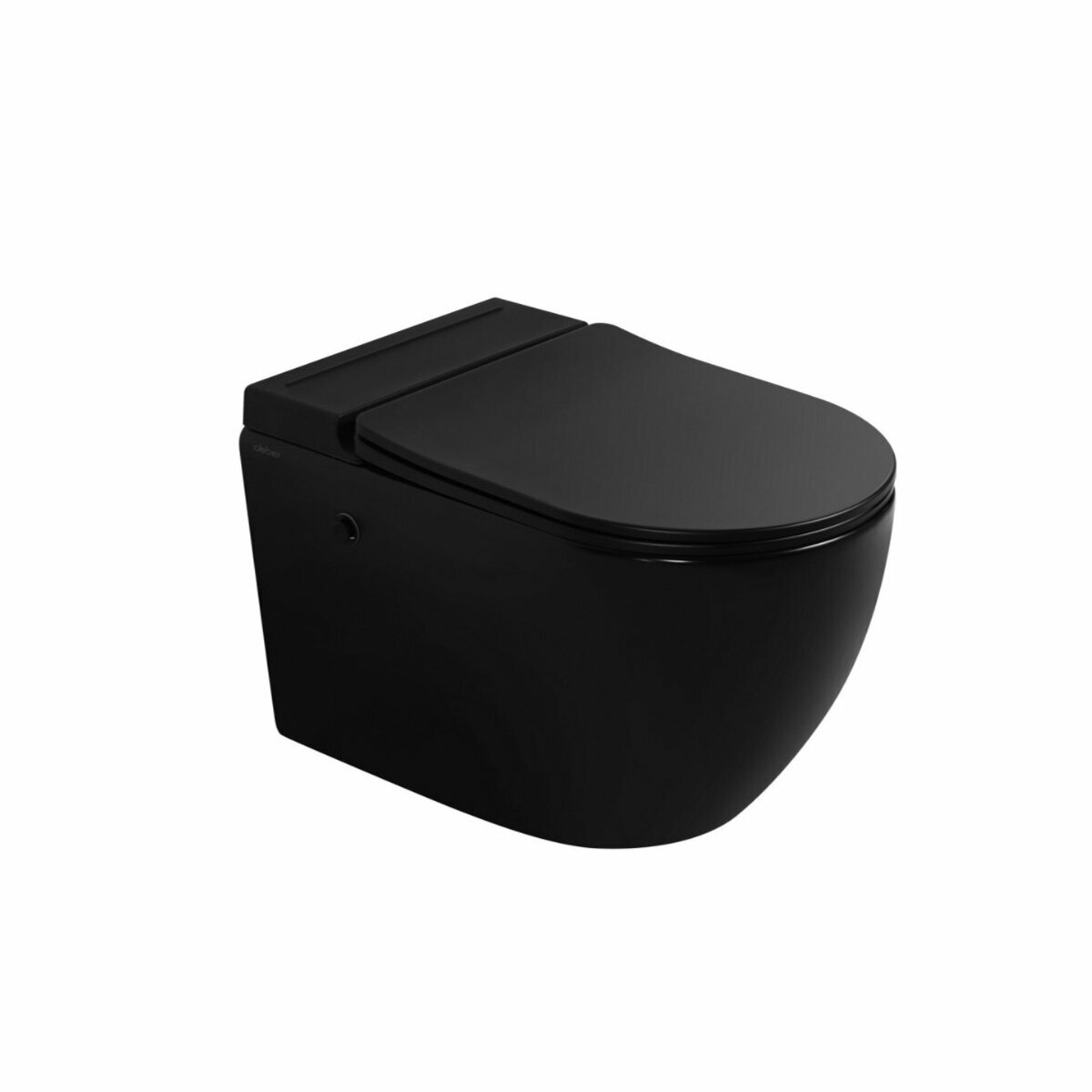 Унитаз Abber (Аббер) Bequem AC1108PMB подвесной черный матовый с импульсным смывом