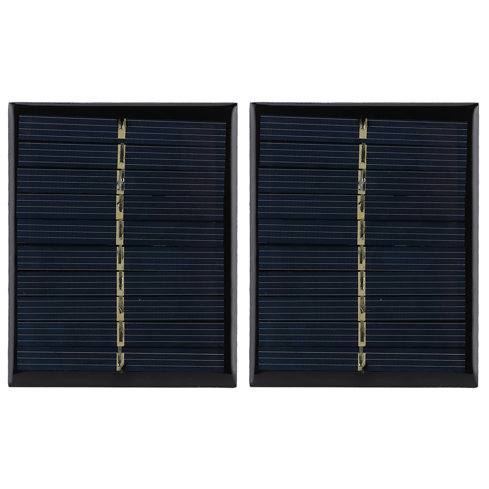 2pcs/ set 0,5W 5V Polysilicon Solar Panel Board Board Fot Home DIY Проекты игрушки для аккумуляторов зарядные устройства