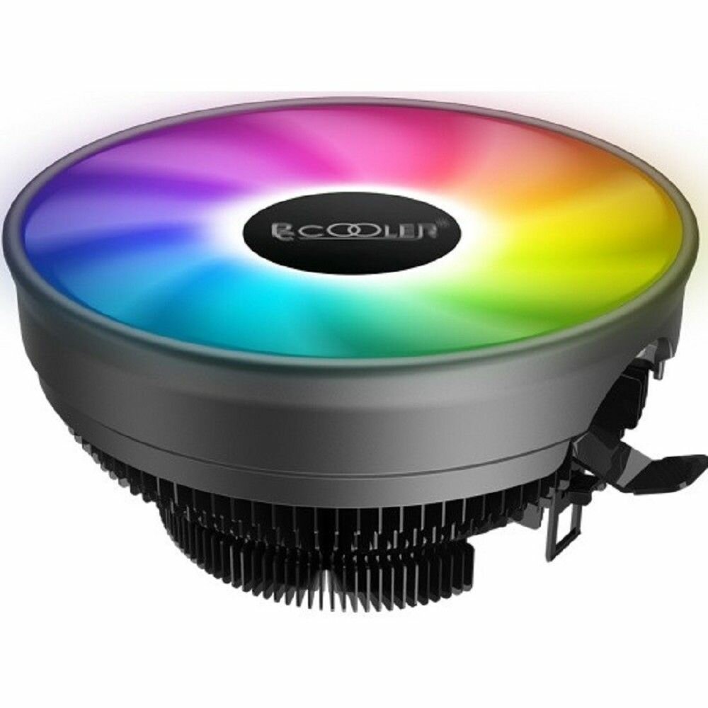 PCCooler Вентиляторы E126M PRO Кулер S775 115X AM2 2+ AM3 3+ AM4 FM1 FM2 2+ TDP 92W, вент - р 120мм с PWM, FIXED COLOR FAN, 1000 - 1800RPM, 29.8dBa Retail Color Box