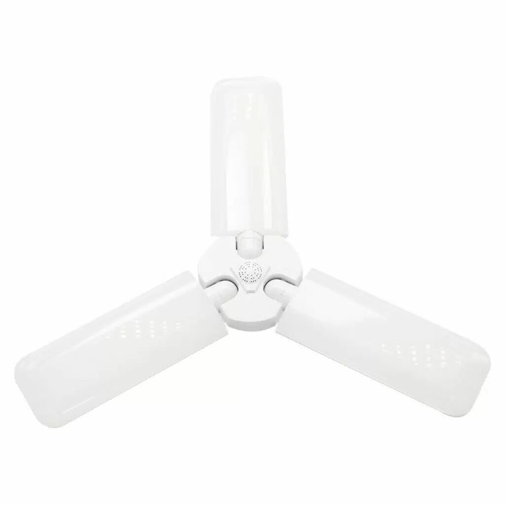 Лампа светодиодная E27, 50 Вт, 230 В, 4000 К, холодный белый свет, General Lighting Systems, GLDEN-HPBR-5, раскладная, 3 лопасти, 661616