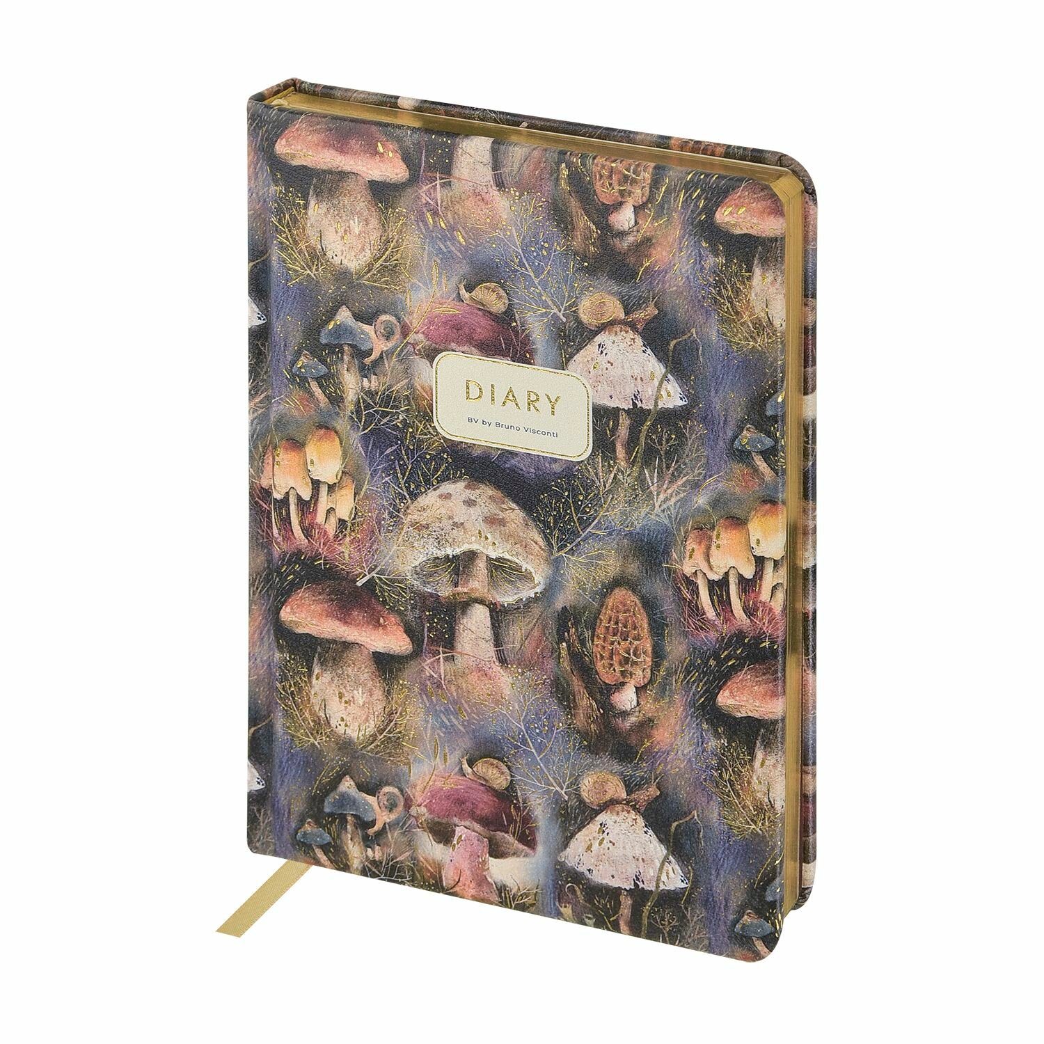 Ежедневник BrunoVisconti А5 "Mushroom miracle" недатированный 240 стр.