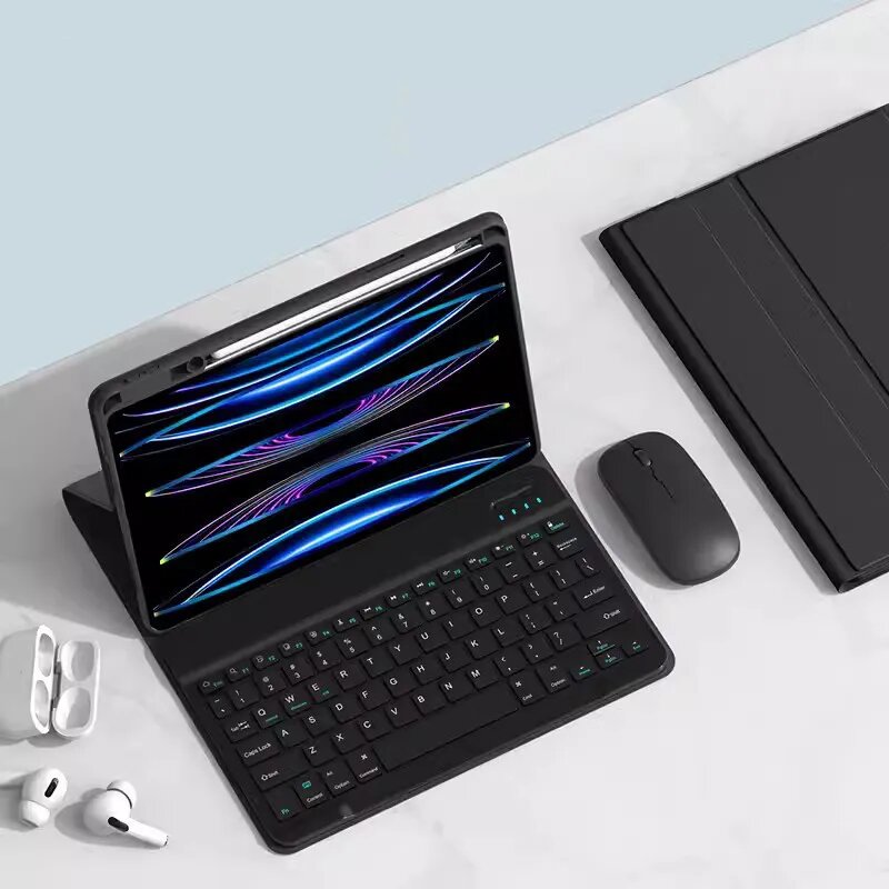 Чехол с клавиатурой для OPPO Pad 5 12,1 дюйма 2025 OPD2506 Pad 3Pro 12,1 дюйма OPD2405 Smart Flip Leather Tablet Case с гнездом для карандашей