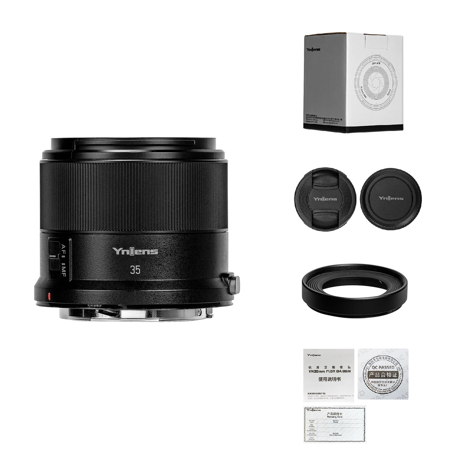 YONGNUO YN35mm F1.8R DA DSM Black объектив