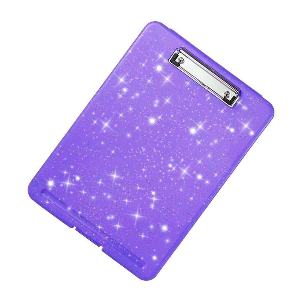 Коробка для хранения флэш-папок Файловая коробка Папка доски письма формата А4-фиолетовый