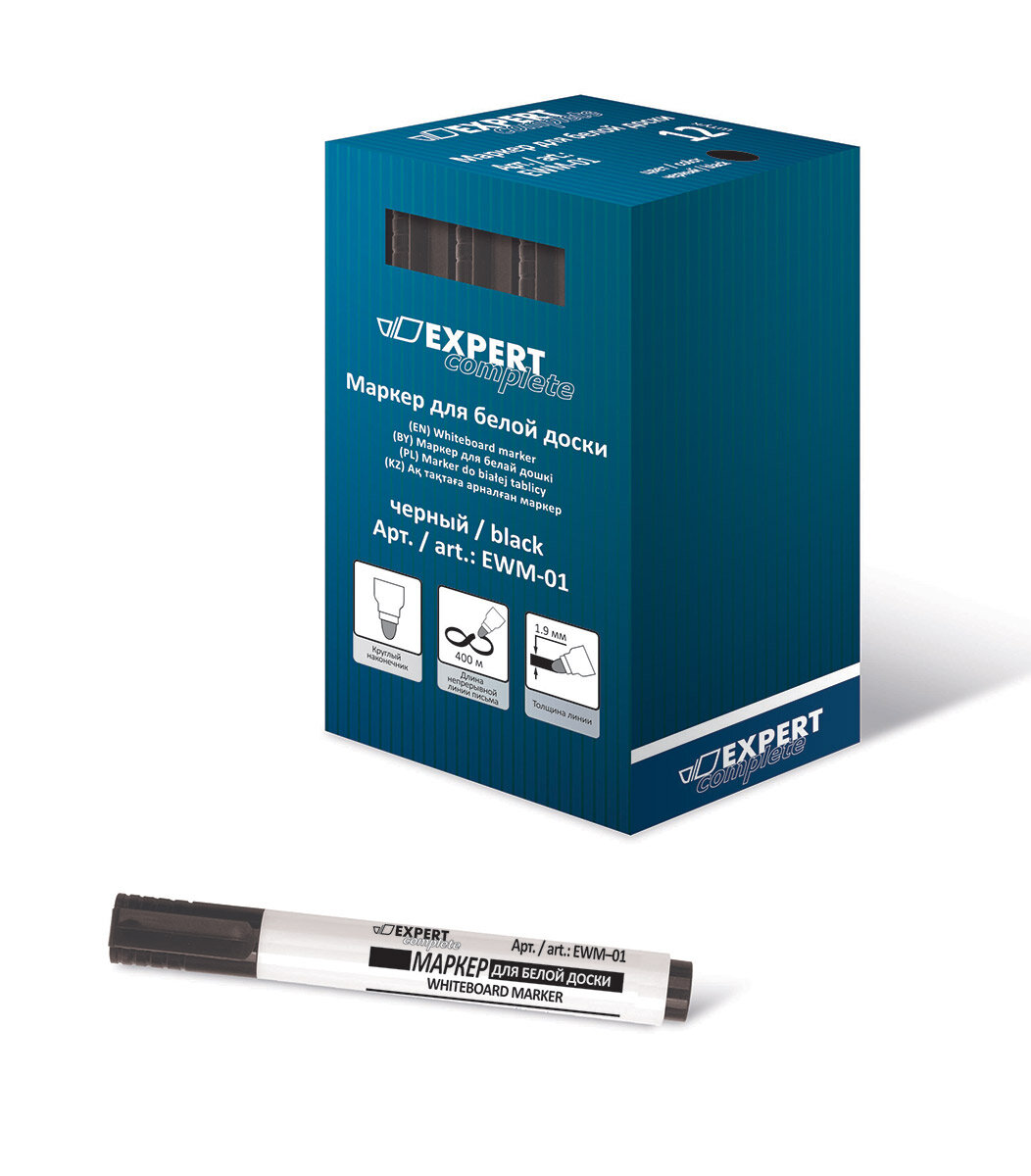 Expert Complete' Маркер для белой доски EWM-01-LF87 2 мм пулевидный для презентаций цвет 03-зеленый/green