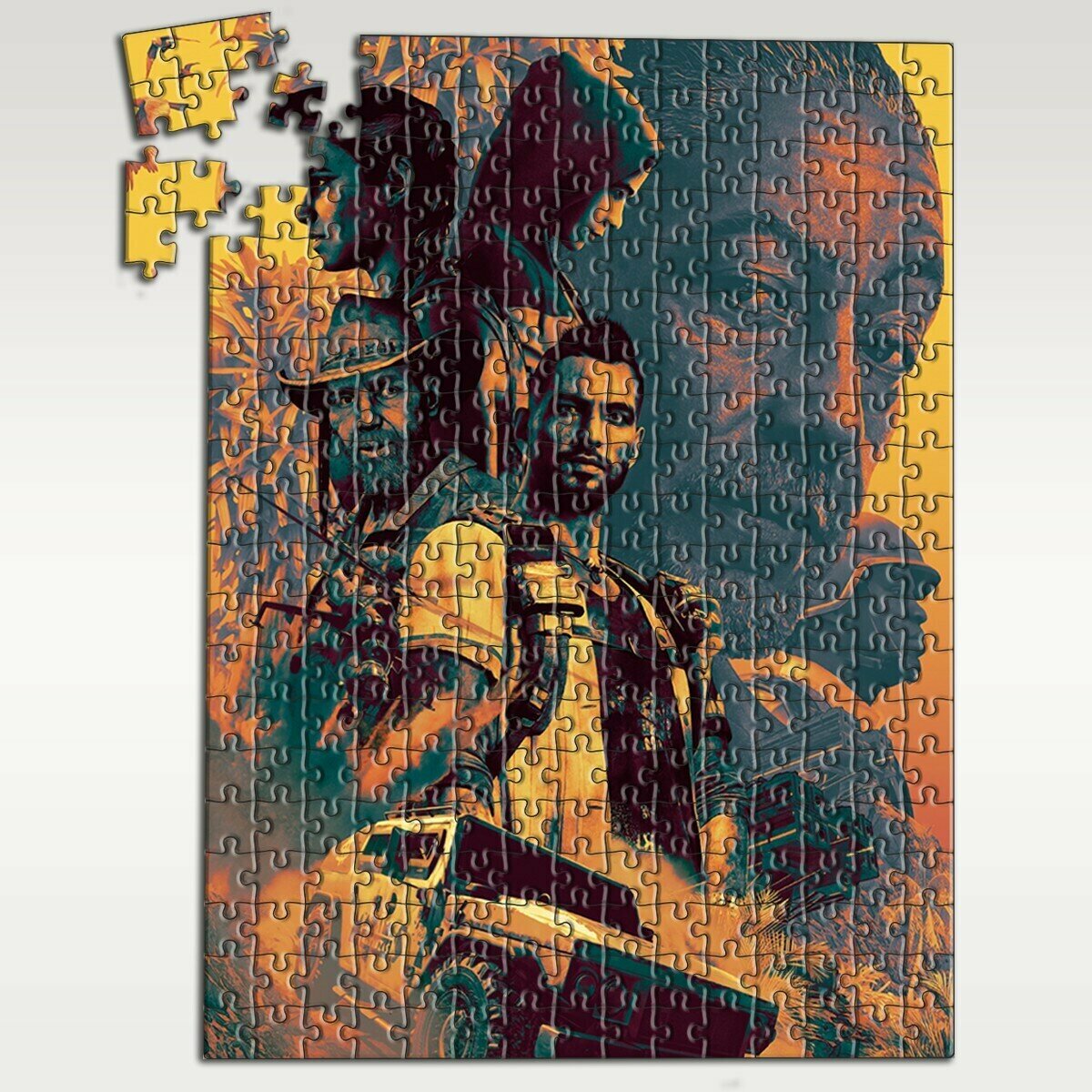 Пазл картонный А3: модель игра Far Cry 6 - 7125 П