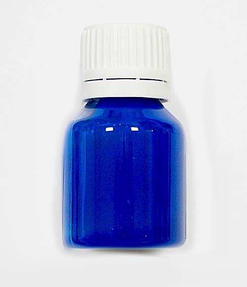 Флуоресцентный краситель для смолы эпоксикон ФЛ-480 голубой 15 г, цена за 1 уп.