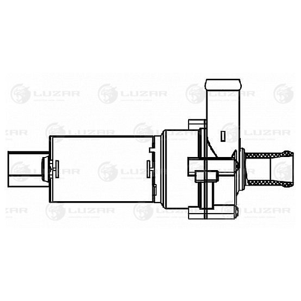 LUZAR lwp-1863 (LWP1863) насос водяной для а / м VW Golf (Гольф) vi (08-) / Tiguan (Тигуан) (08-) / Passat (Пассат)