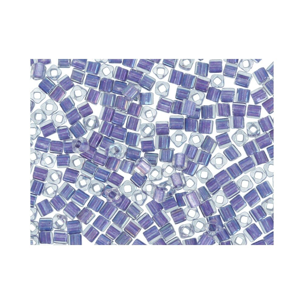 Бисер Япония "TOHO" CUBE 1.5 мм 5 г №0265 св. фиолетовый/радужный
