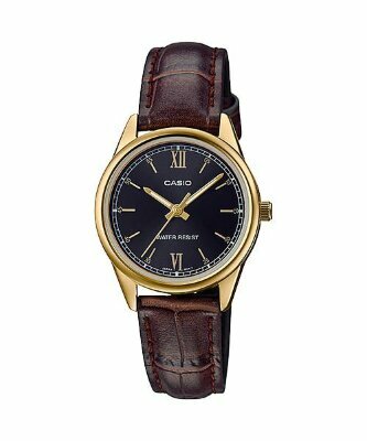 Наручные часы CASIO Collection, золотой, черный, коричневый — фото 1