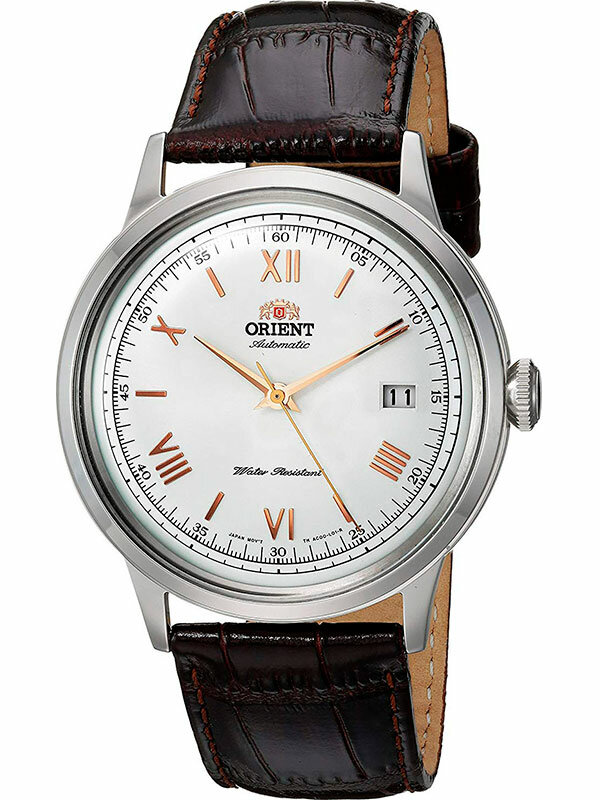 Наручные часы ORIENT Automatic, белый, серебряный, коричневый — фото 1