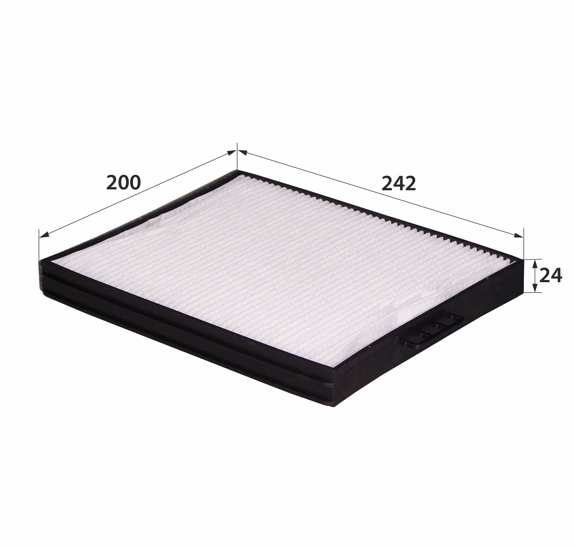 Фильтр салонный RB-Exide AC-0620E HYUNDAI Accent II (LC) без кондиционера (97610-37000)