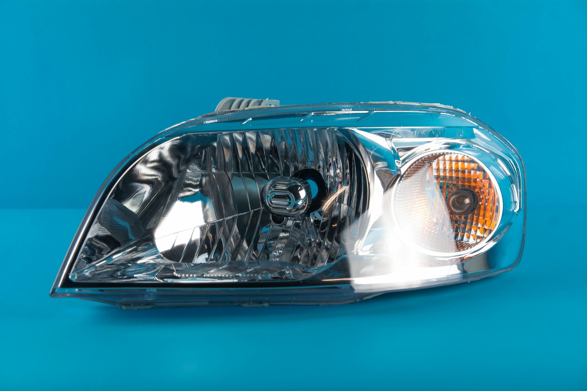 Фара Chevrolet Aveо T250 Шевроле Авео I поколения, года 2005-2011 , 1 шт. ближний дальний свет галогенная передняя левая