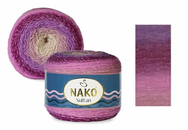 Пряжа Nako SULTAN 100% акрил (4 мотка по 150гр.-480м.) 76065