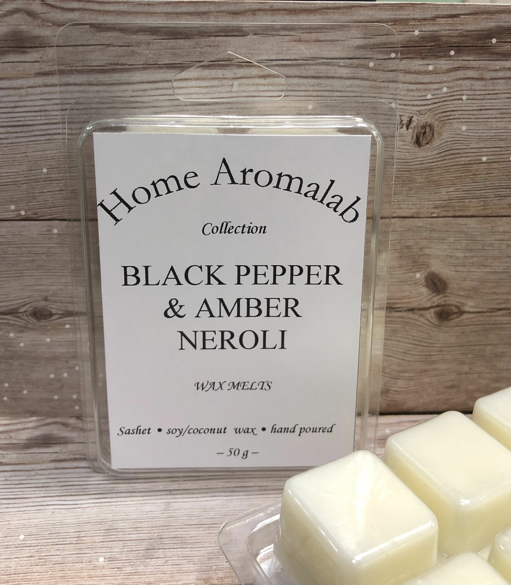 Флорентийское восковое саше в упаковке с ароматом "Black Pepper & Amber, Neroli"/Запах чистоты и уюта в вашем доме/ Саше для аромалампы/ Wax Melts
