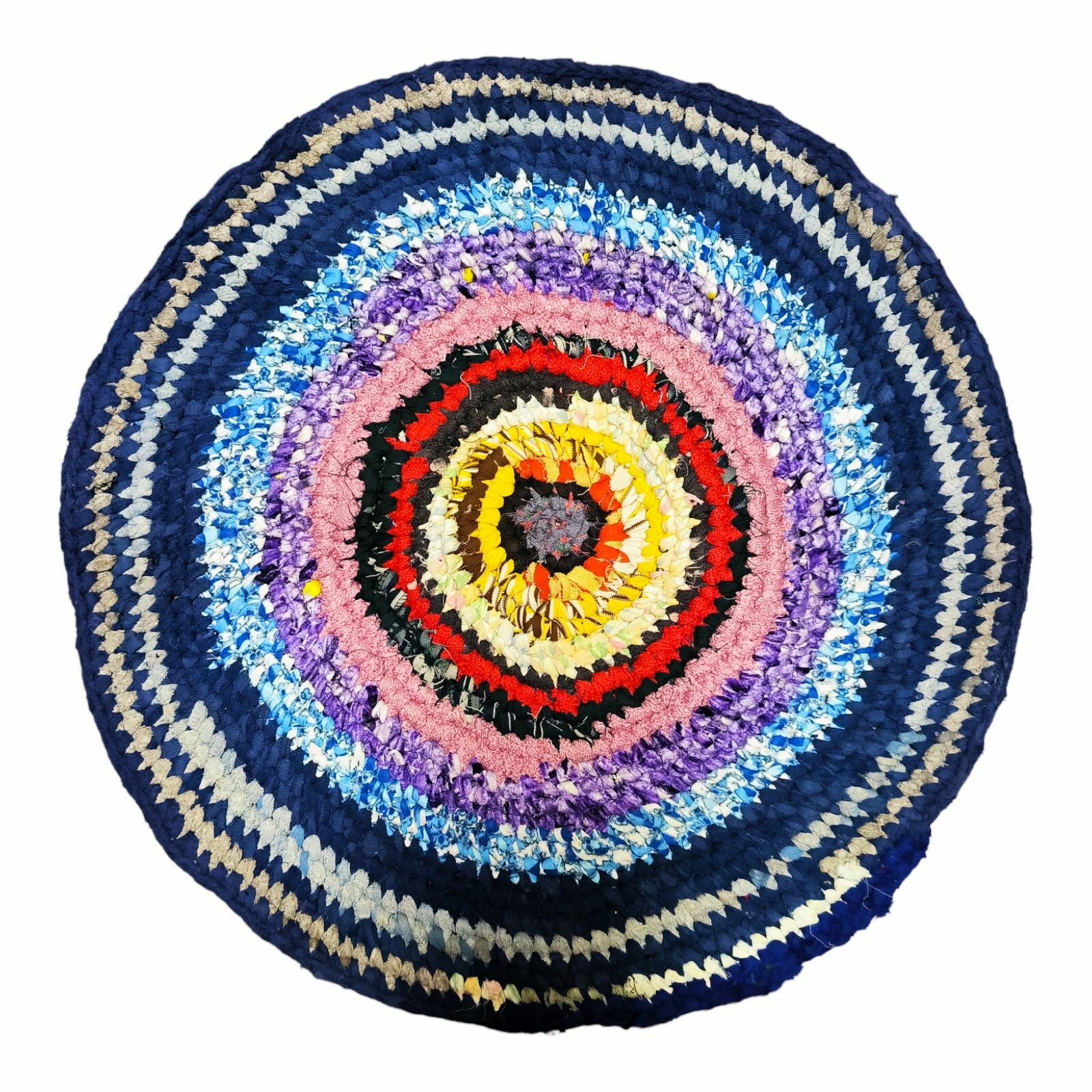 Коврик вязаный