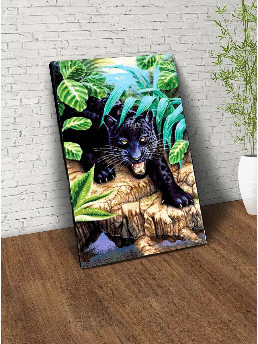 Алмазная мозаика на подрамнике 33х43