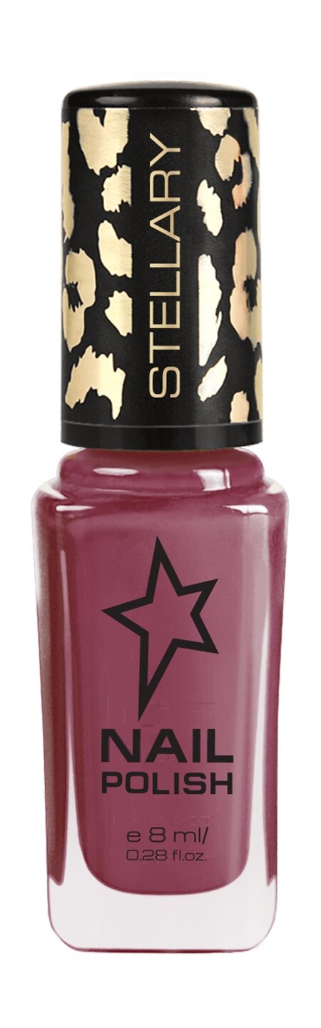 STELLARY Лак для ногтей Nail Polish, 8 мл, 12 Ягодно-коричневый