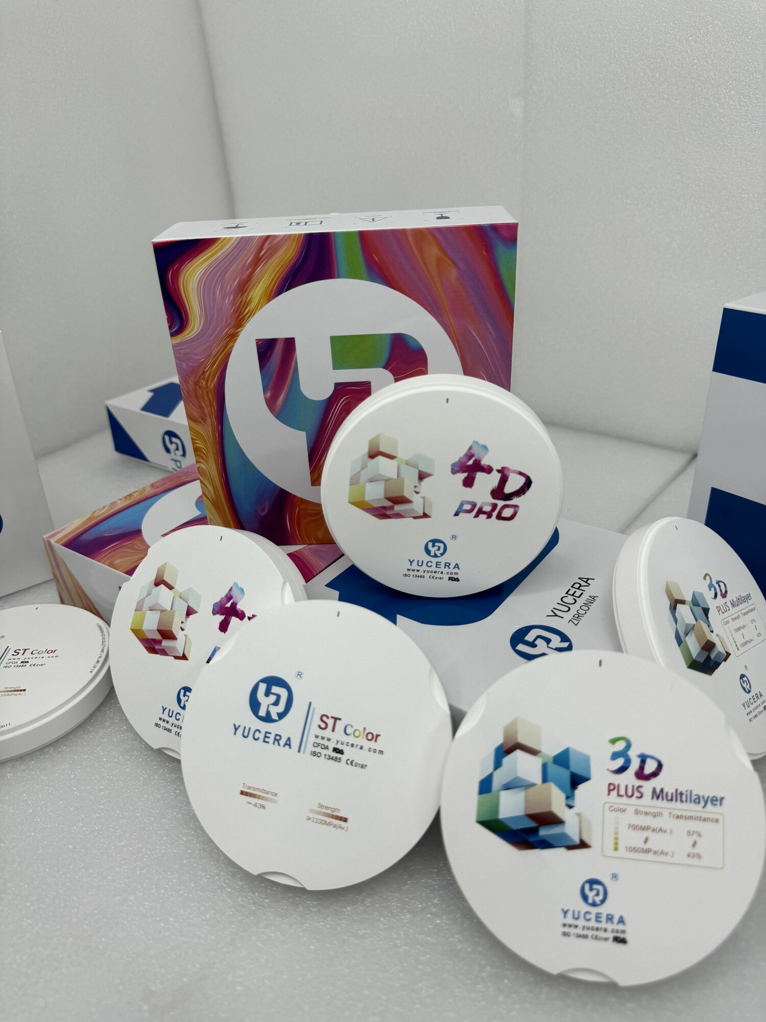 Циркониевый диск стоматологический Yucera 4D Pro A3 98х14