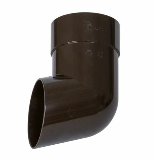 Слив трубы Dacha 80 мм коричневый