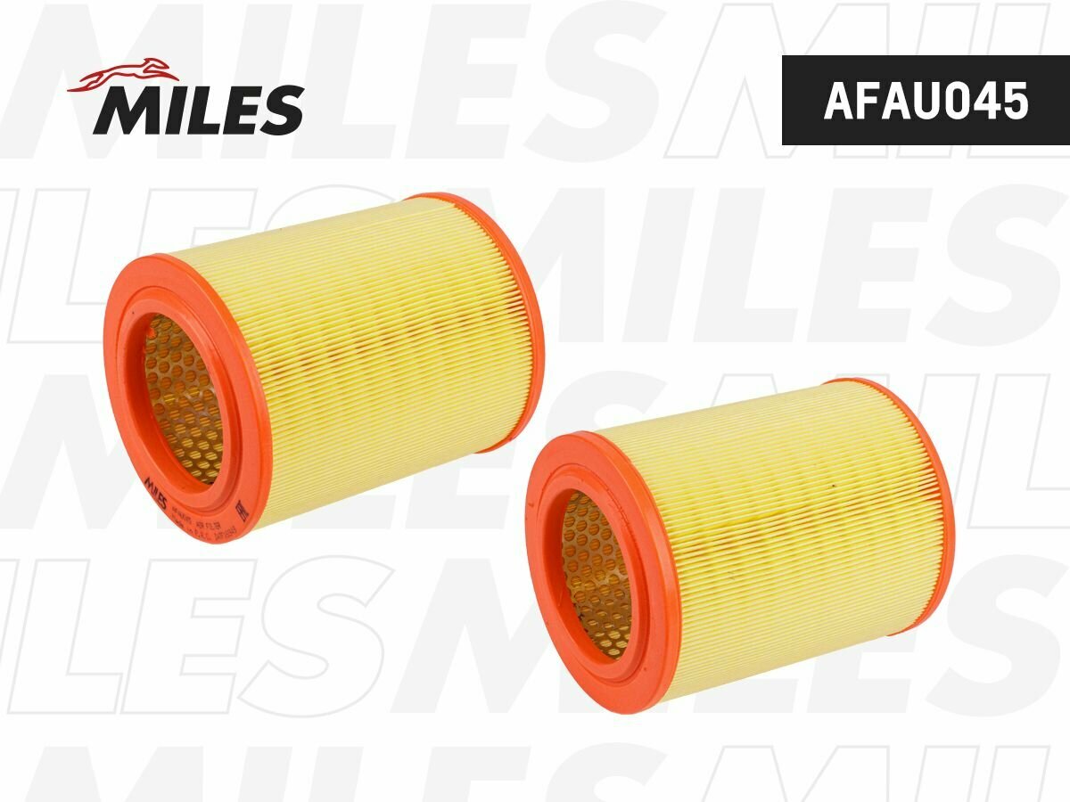 MILES Фильтр воздушный HONDA CIVIC/CR-V 2.0 01-06 (FILTRON AR246/2, MANN C1430, VIC A-868) AFAU045