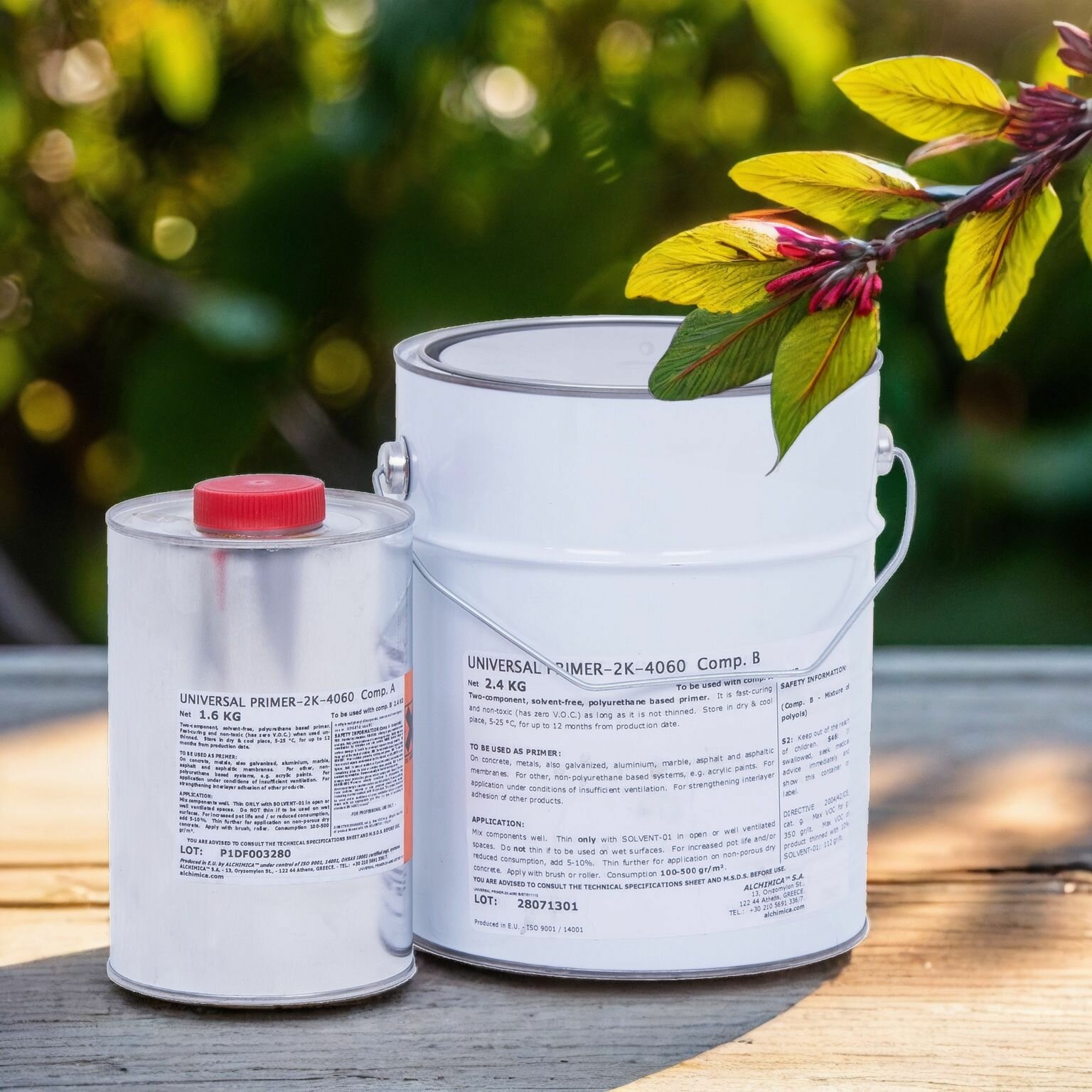 Универсальный праймер (грунтовка) UNIVERSAL-2K 4060, для полиуретановой гидроизоляции, 4кг