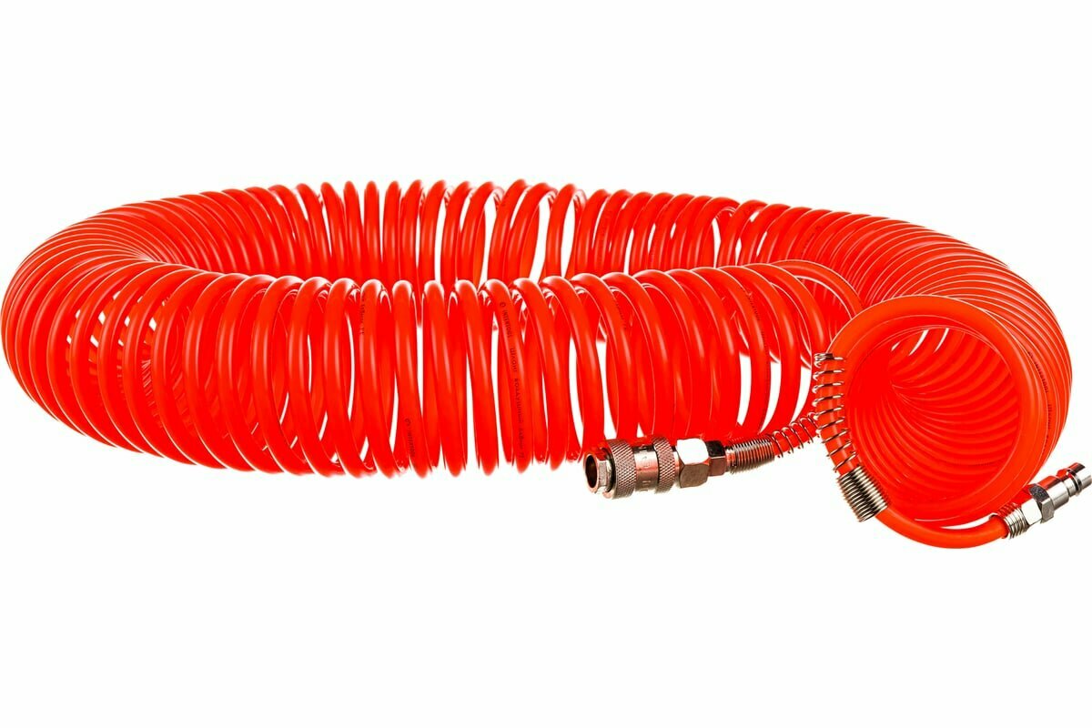 INTERTOOL Шланг спиральный с быстроразъемным соединением 20м PT-1705