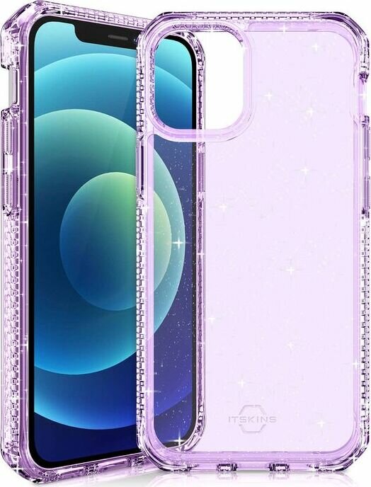 Чехол-накладка ITSKINS Hybrid Spark для Apple iPhone 14сиреневый