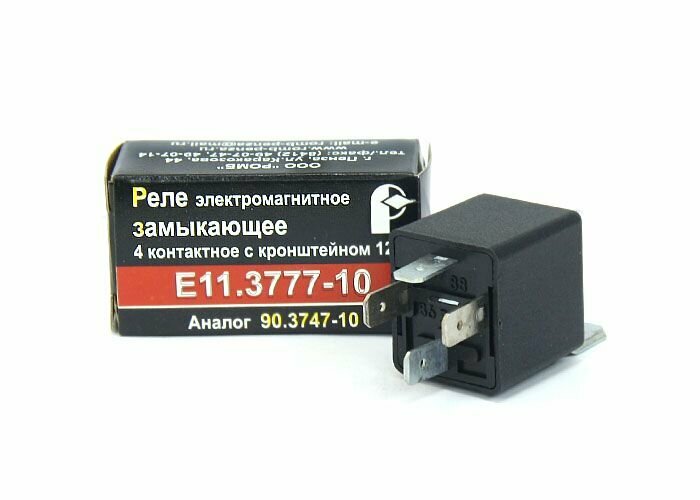 Реле универсальное 4-х контактное 12В (90.3747-10)