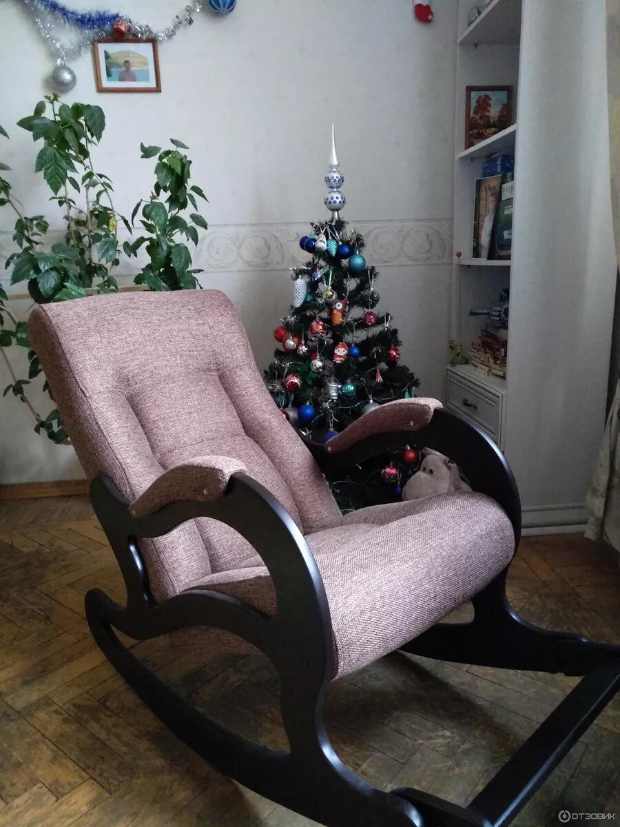Кресло качалка взрослое Feeria Lux