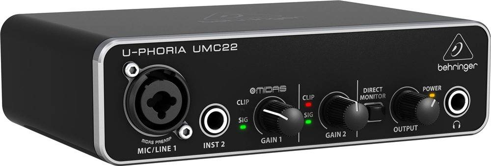 Внешняя звуковая карта Behringer UMC22